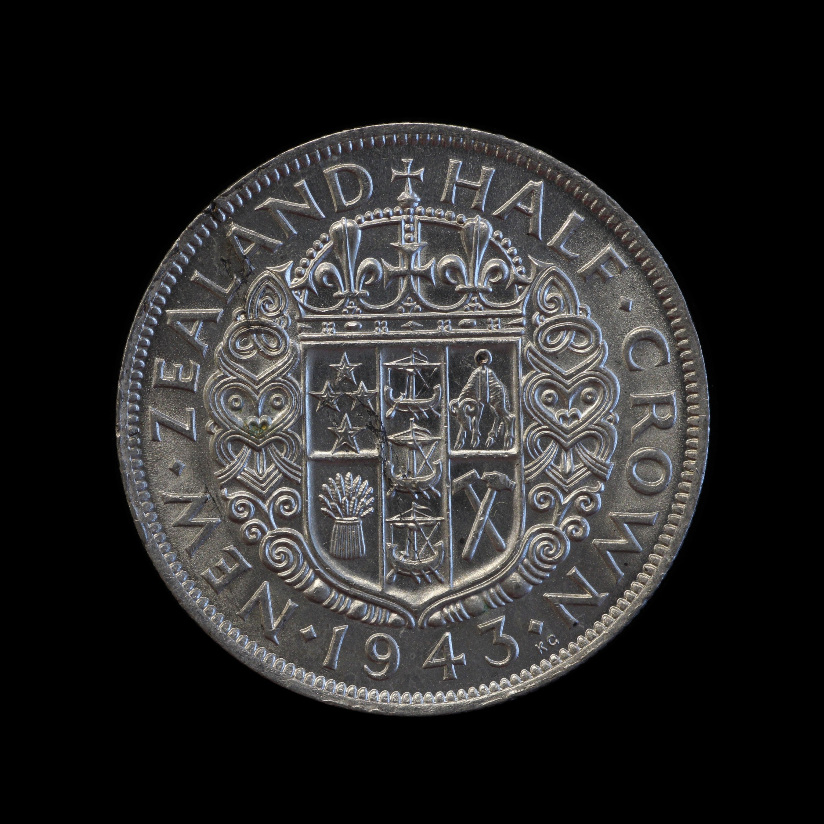 New Zealand 1943 Halfcrown – Mowbray Collectables